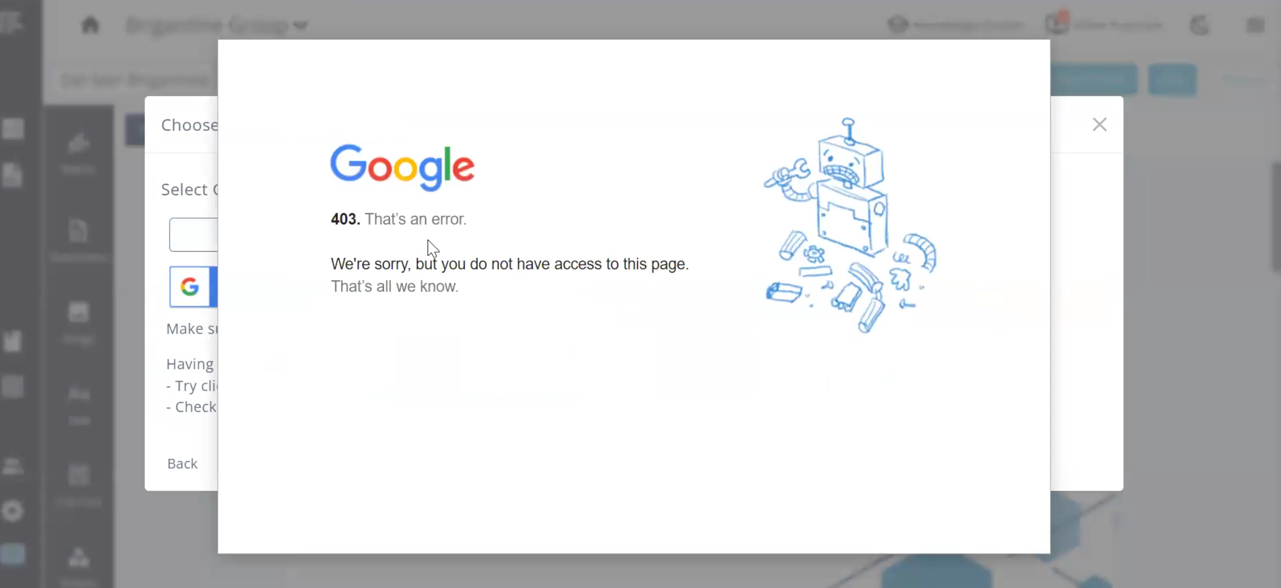 Troubleshooting Google Sheets Connection