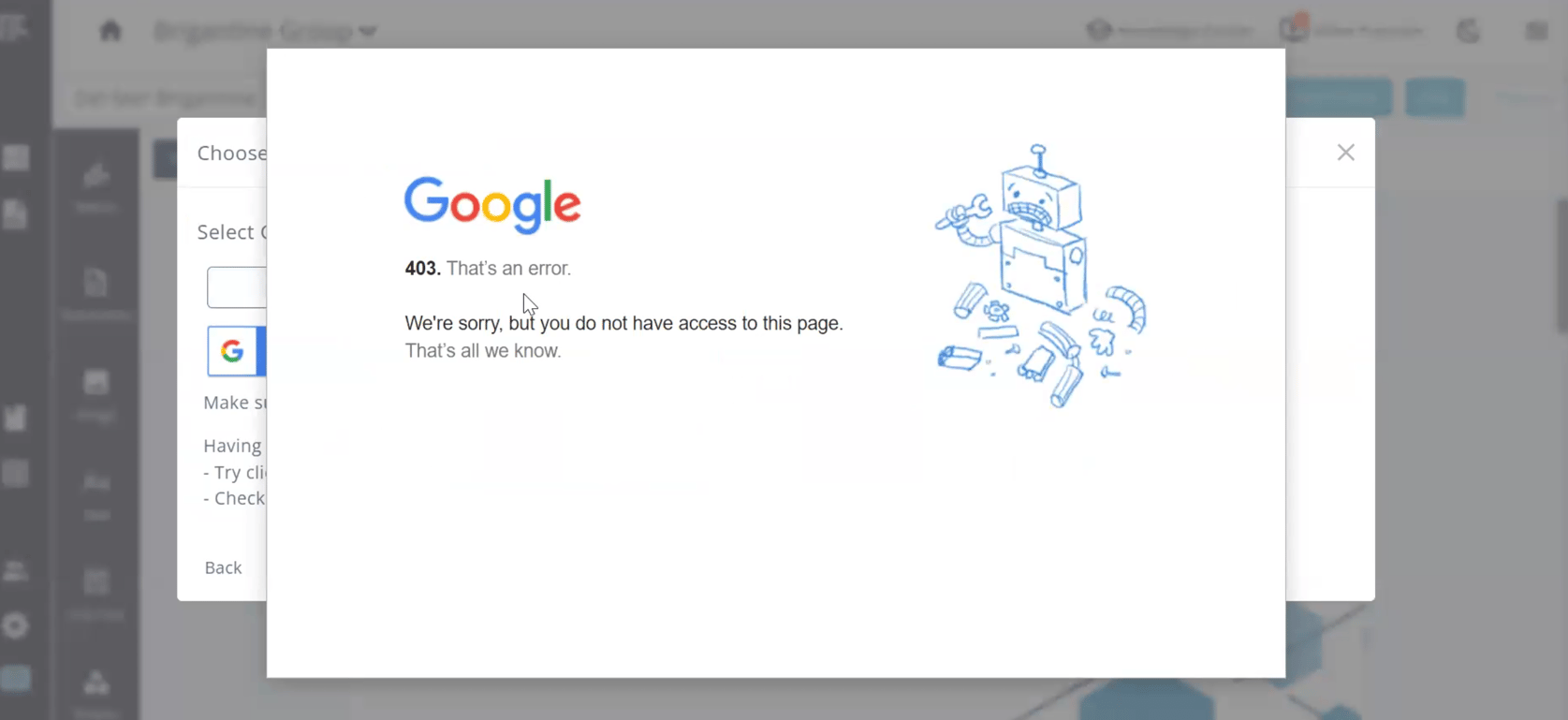 Troubleshooting Google Sheets Connection