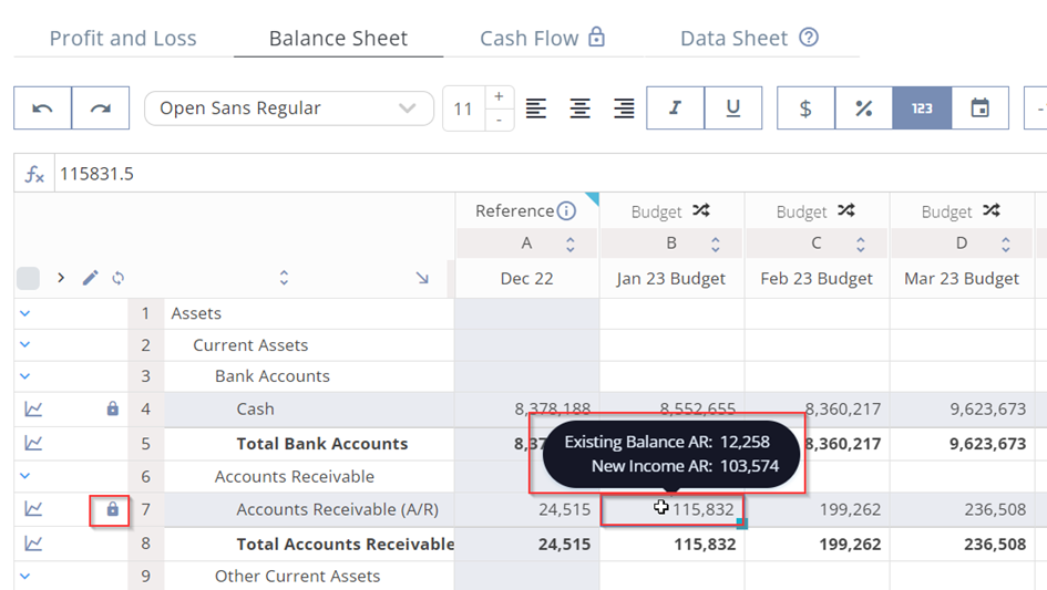 Planning for Accounts Receivable, Accounts Payable and Inventory turnover