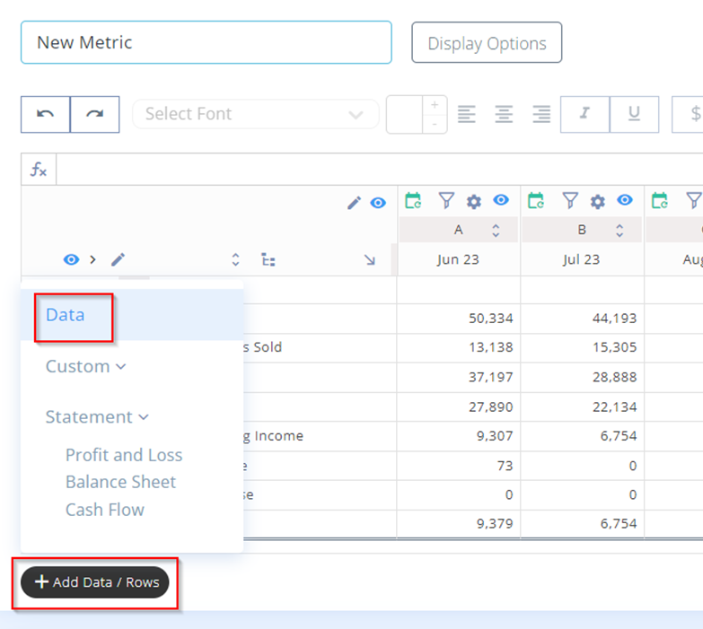 Google Sheet Data Sheets
